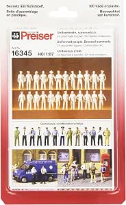 Preiser 16345 Uniformed People Kit (24) : Amazon.com.au: Toys & Games