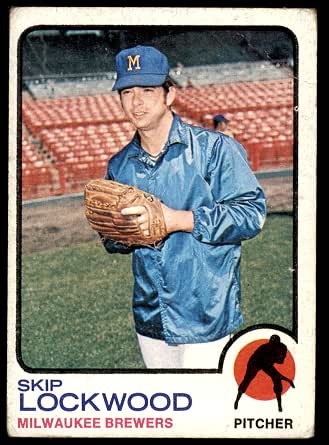 Amazon.com: 1973 Topps # 308 Skip Lockwood Milwaukee Brewers (Baseball ...
