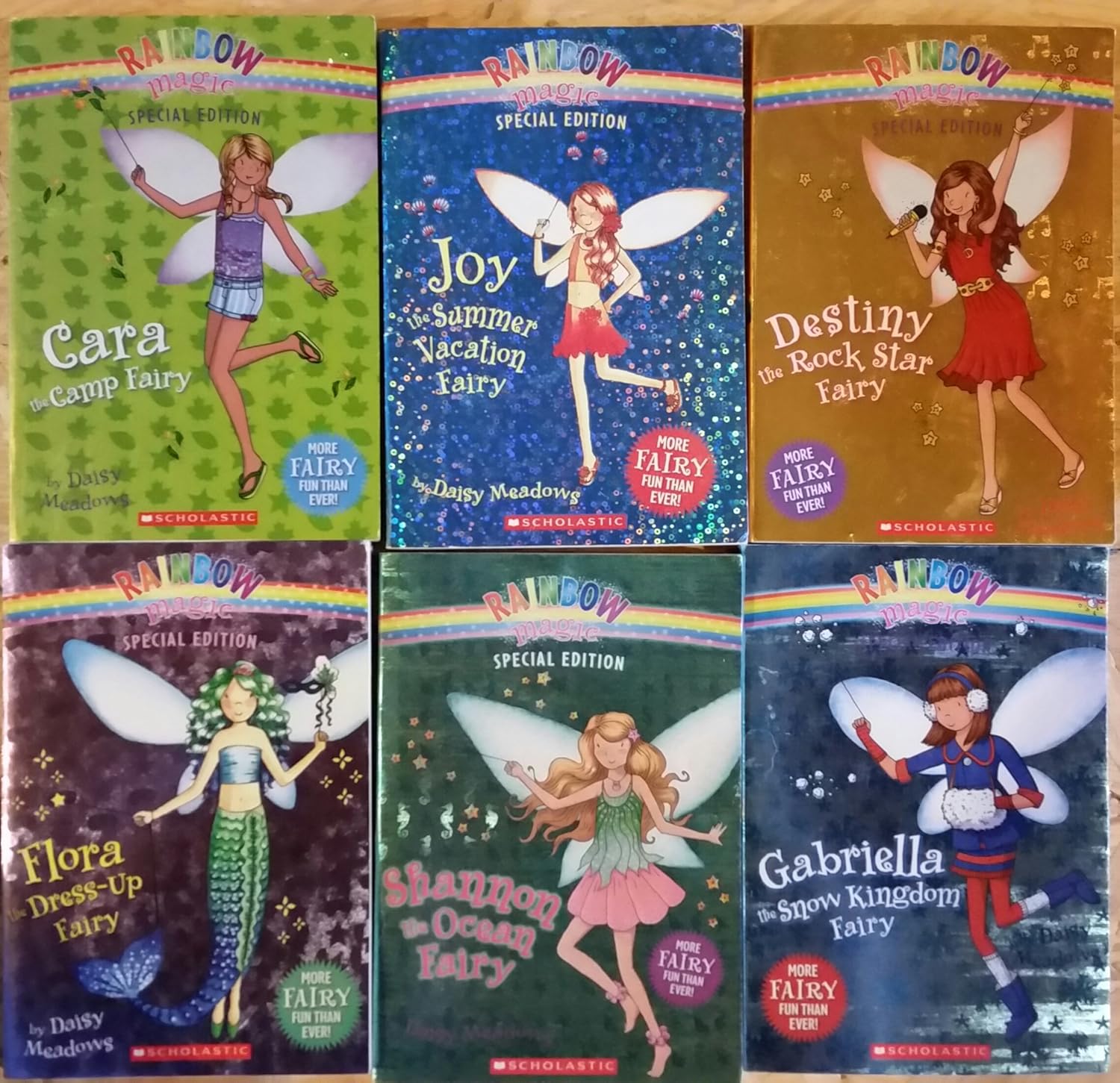6 Books: Rainbow Magic Holiday Special Edition Series Set - Shannon the ...