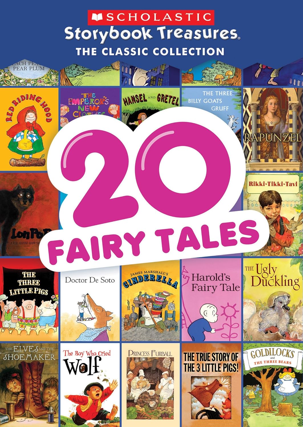 Amazon.com: 20 Fairy Tales: Scholastic Storybook Treasures: Classic ...