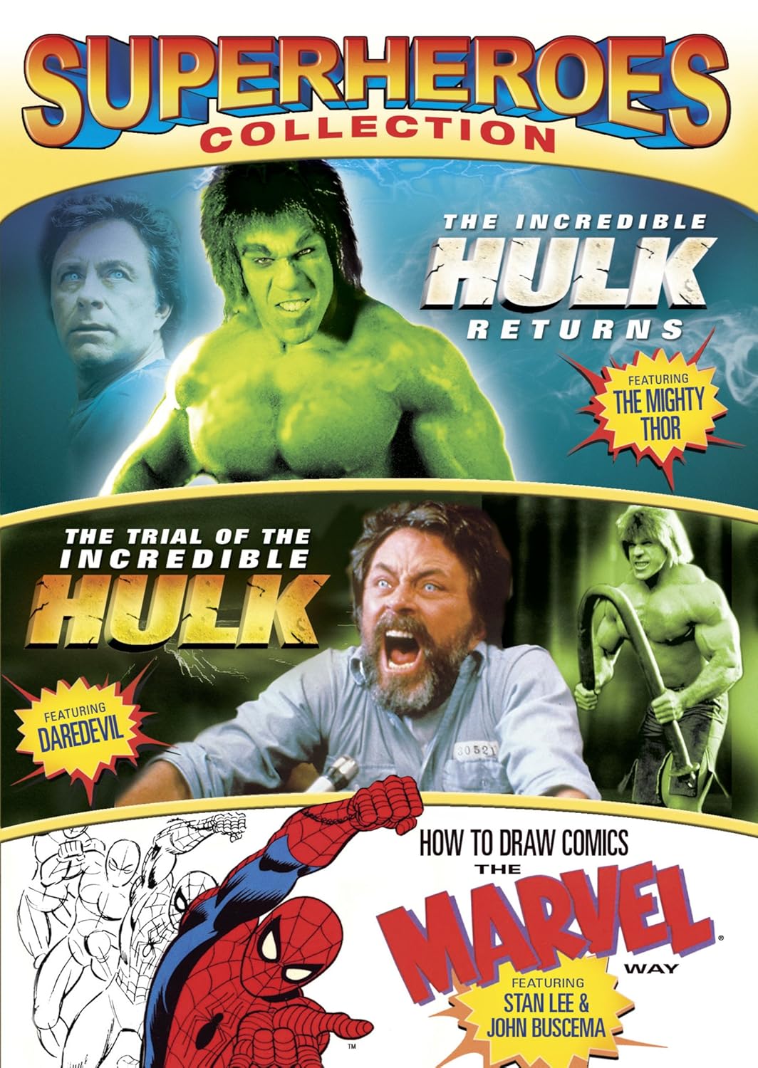 Amazon.com: Superheroes Collection : Bill Bixby, Jack Colvin, Lou ...
