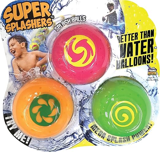 Amazon.com: Splash Bombs Super Splashers Water Balls (3 Pack)- Color ...