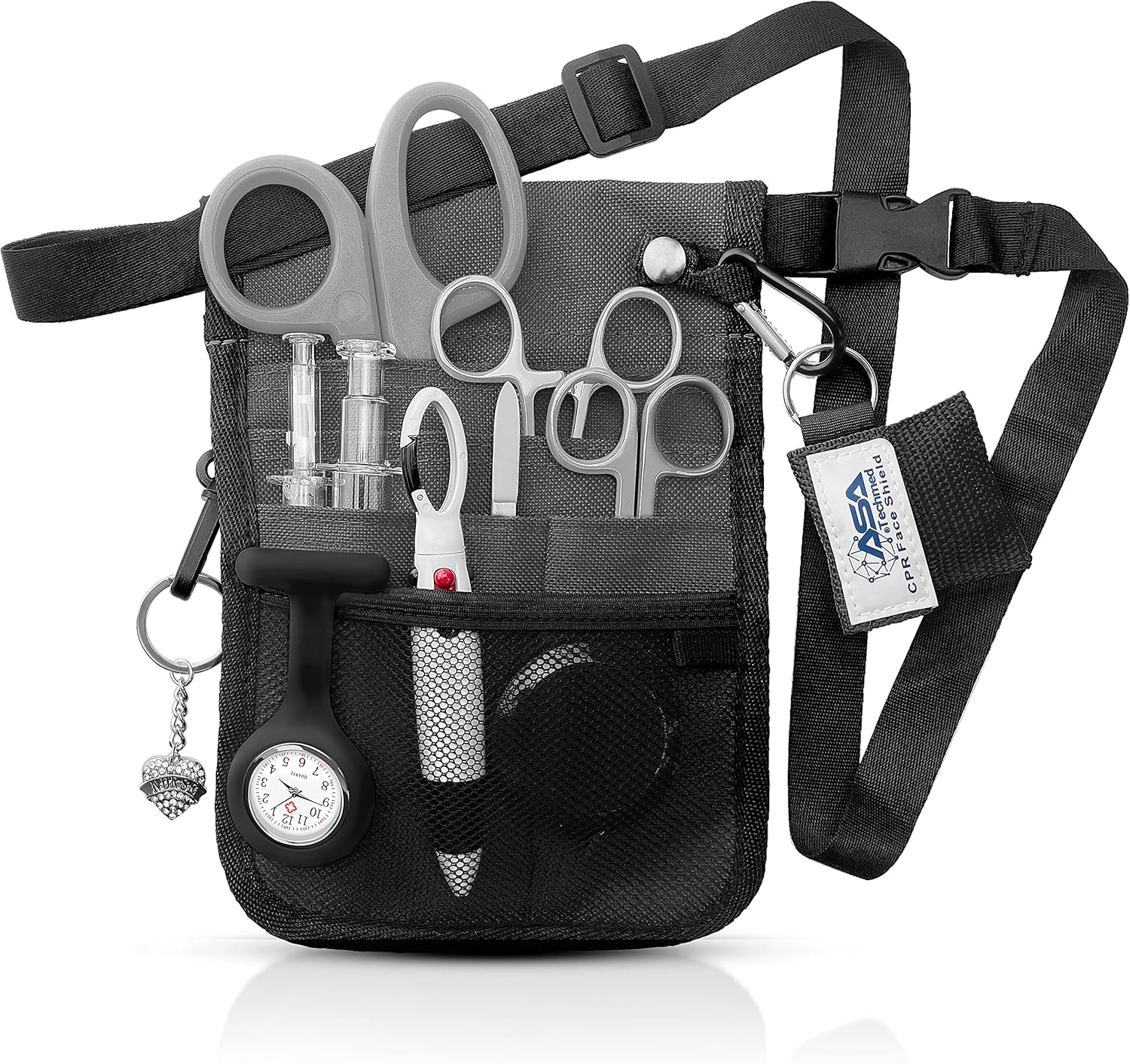 Amazon.com: ASA TECHMED Nurse Utility Belt – Complete Medical Belt ...