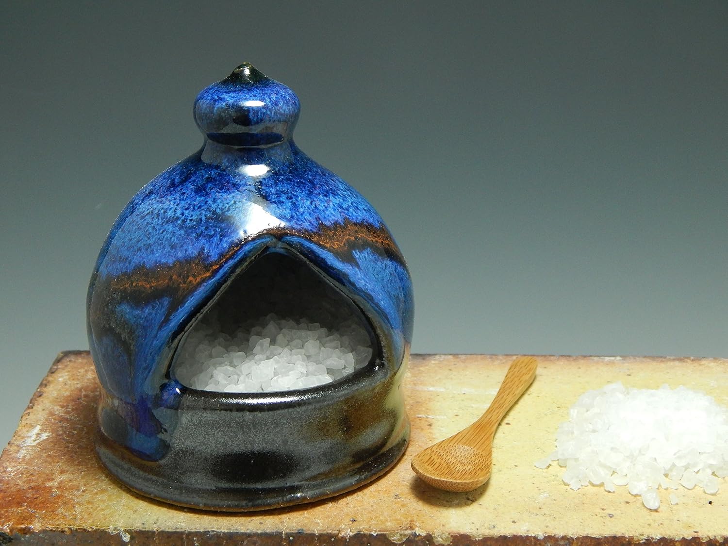 Amazon.com: Salt Cellar, Salt Pig, Salt Spoon : Home & Kitchen