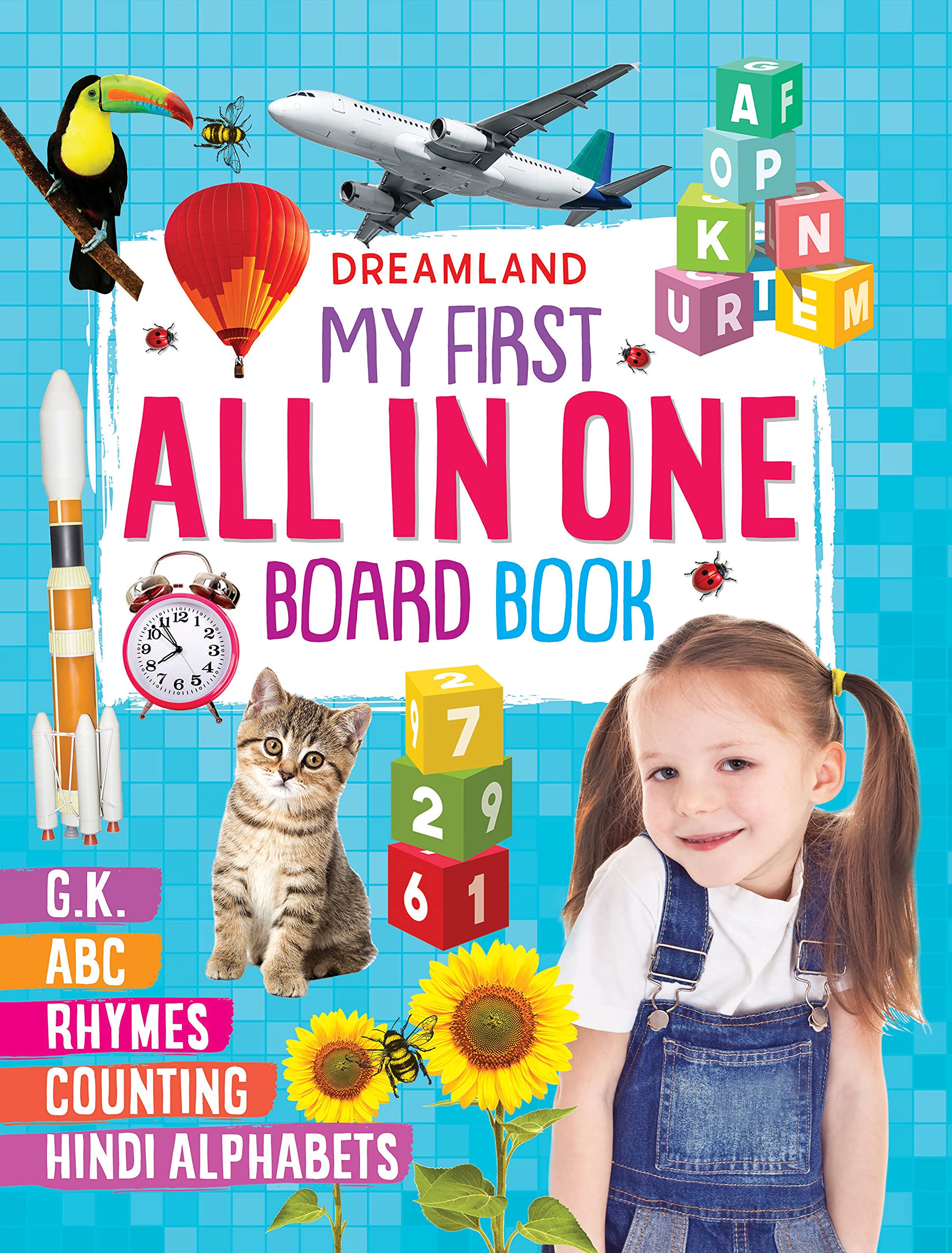 My First All in One Board Book for Kids Age 3+ Alphabets, Rhymes ...
