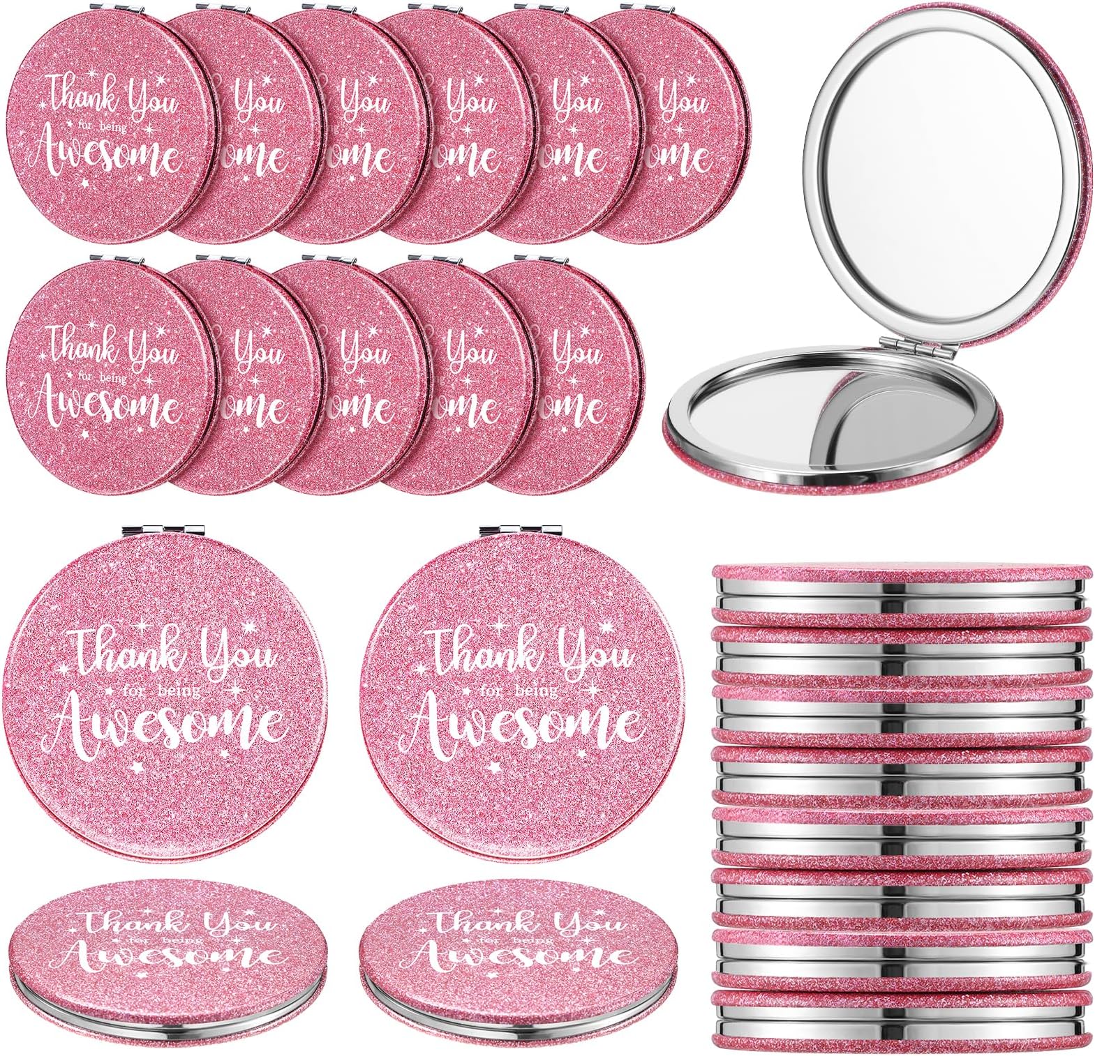 Amazon.com: Thyle 24 Pcs Inspirational Compact Mirror Thank You for ...