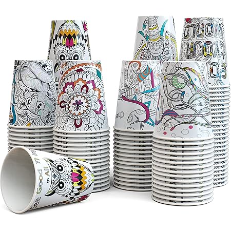 Dixie 2338Wspk Pathways Paper Hot Cups, 8Oz, 25/ Pack, 25/Pack ...