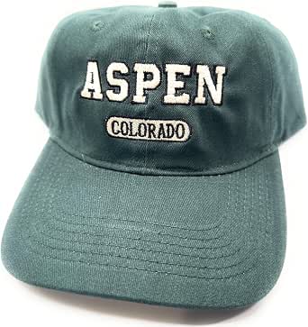 Generic Vintage Aspen Colorado hat (Cotton Blend, Forest Green), Small ...
