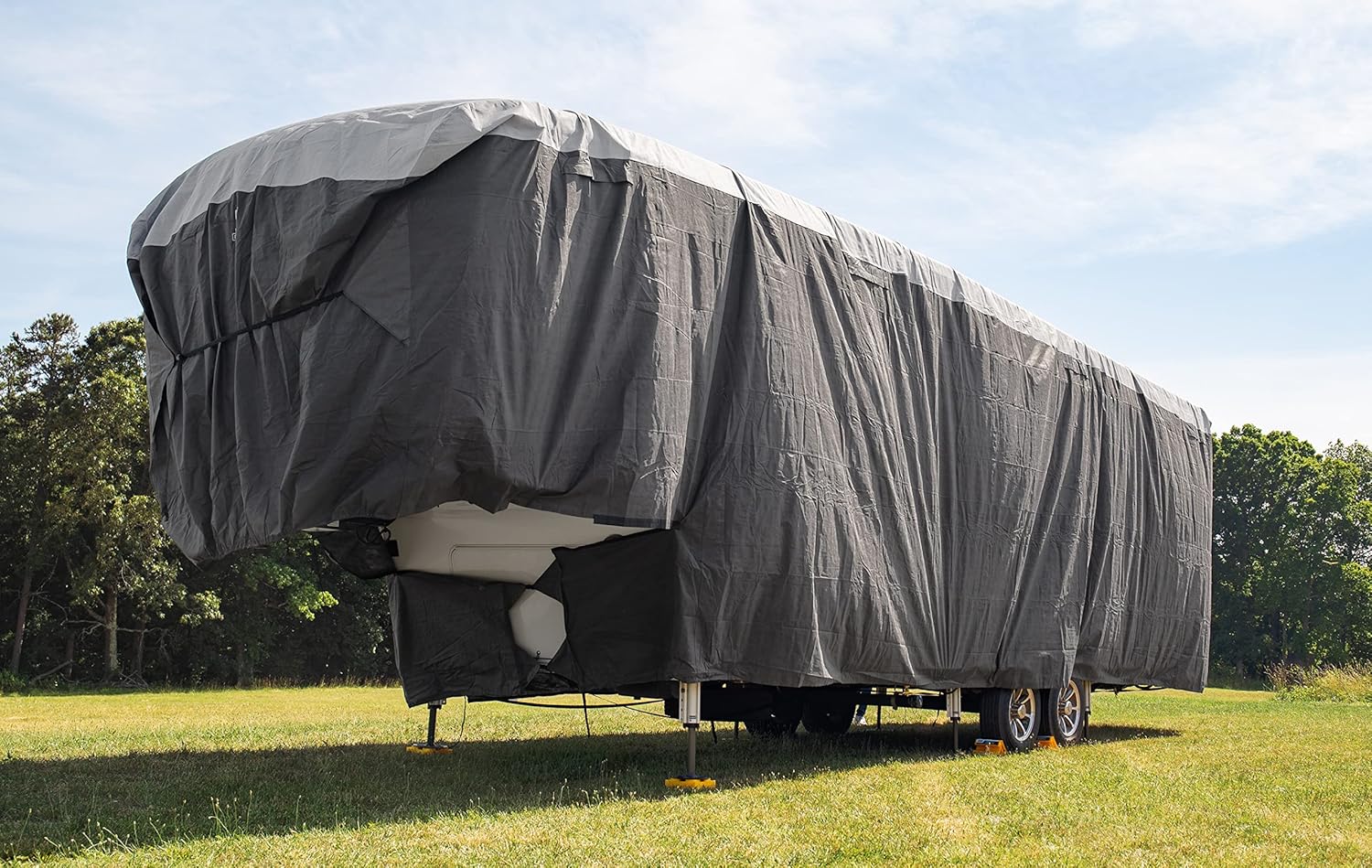 Amazon.com: Camco ULTRAGuard RV Cover | Fits Fifth Wheel Trailers 38 to ...