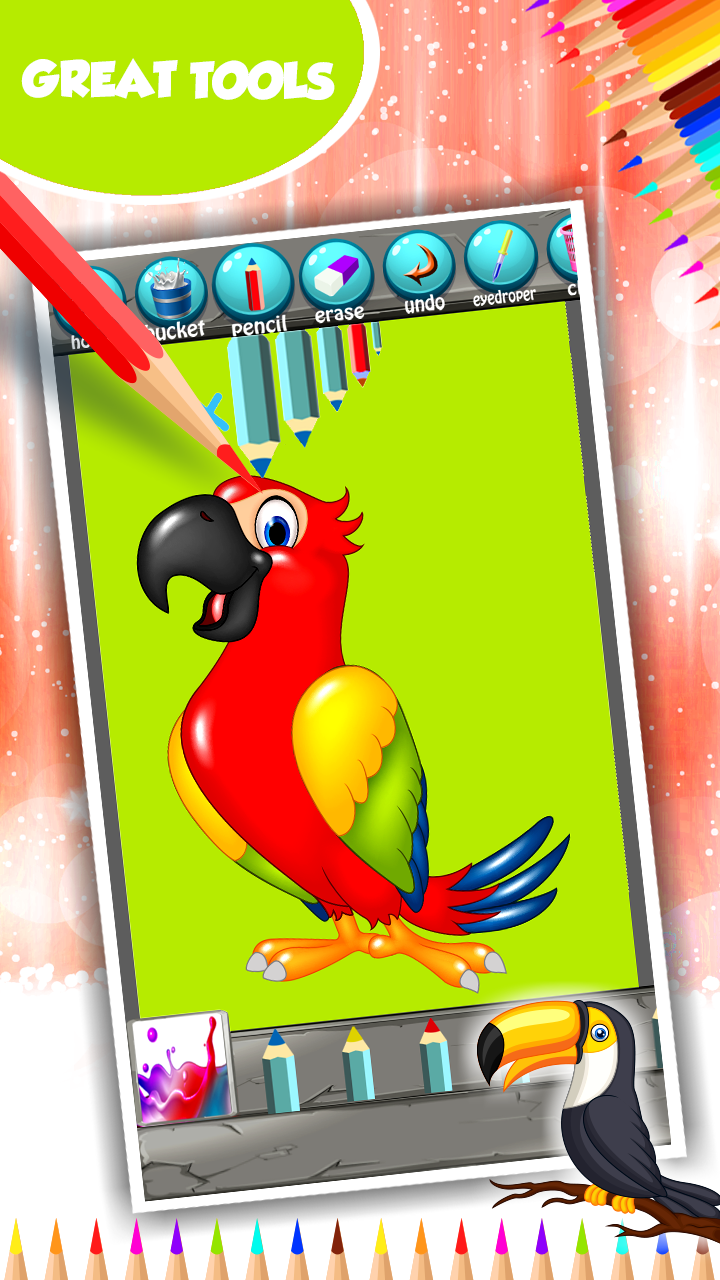 Birds Coloring Book - App on Amazon Appstore