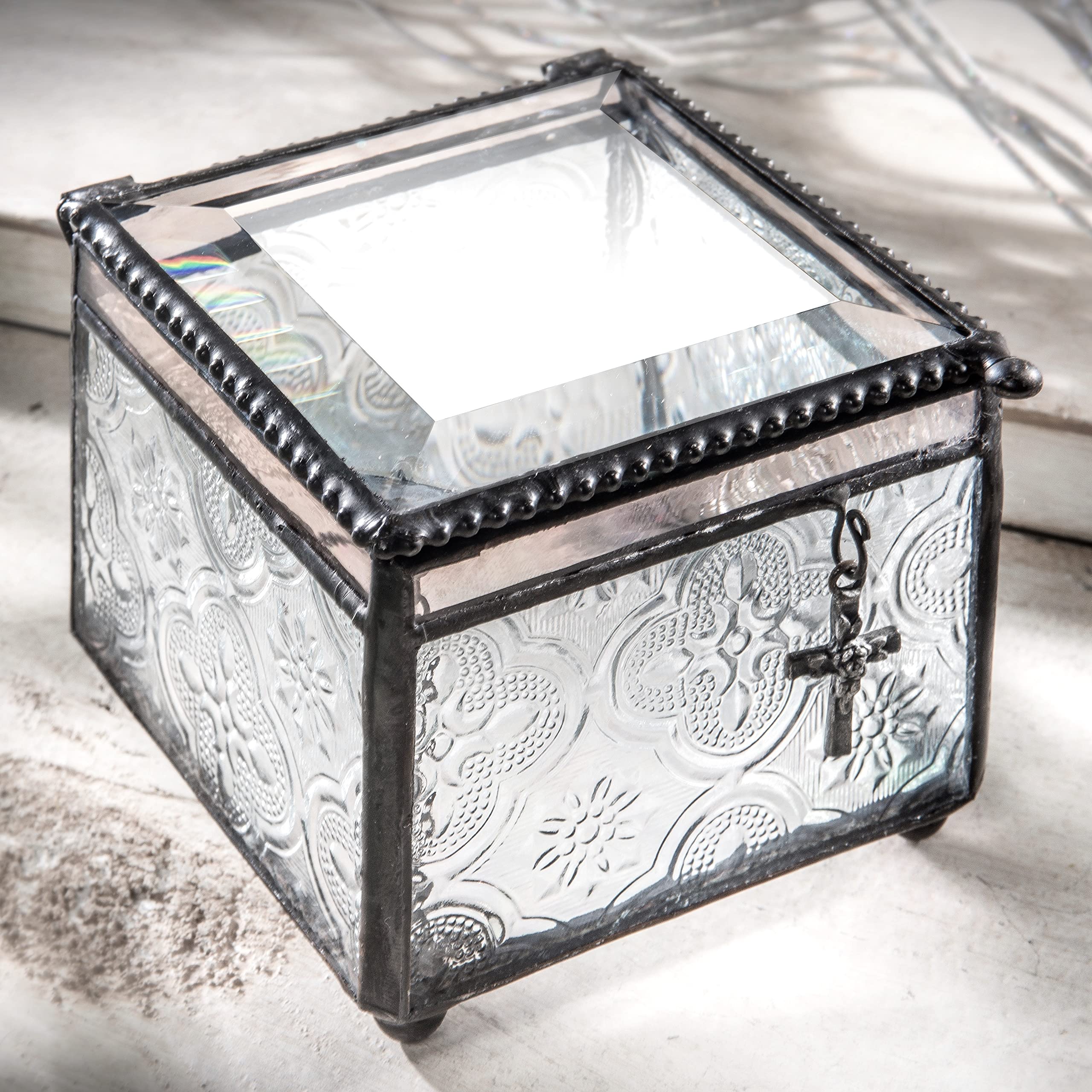 Butterfly Gifts Glass Jewelry Box Devlin