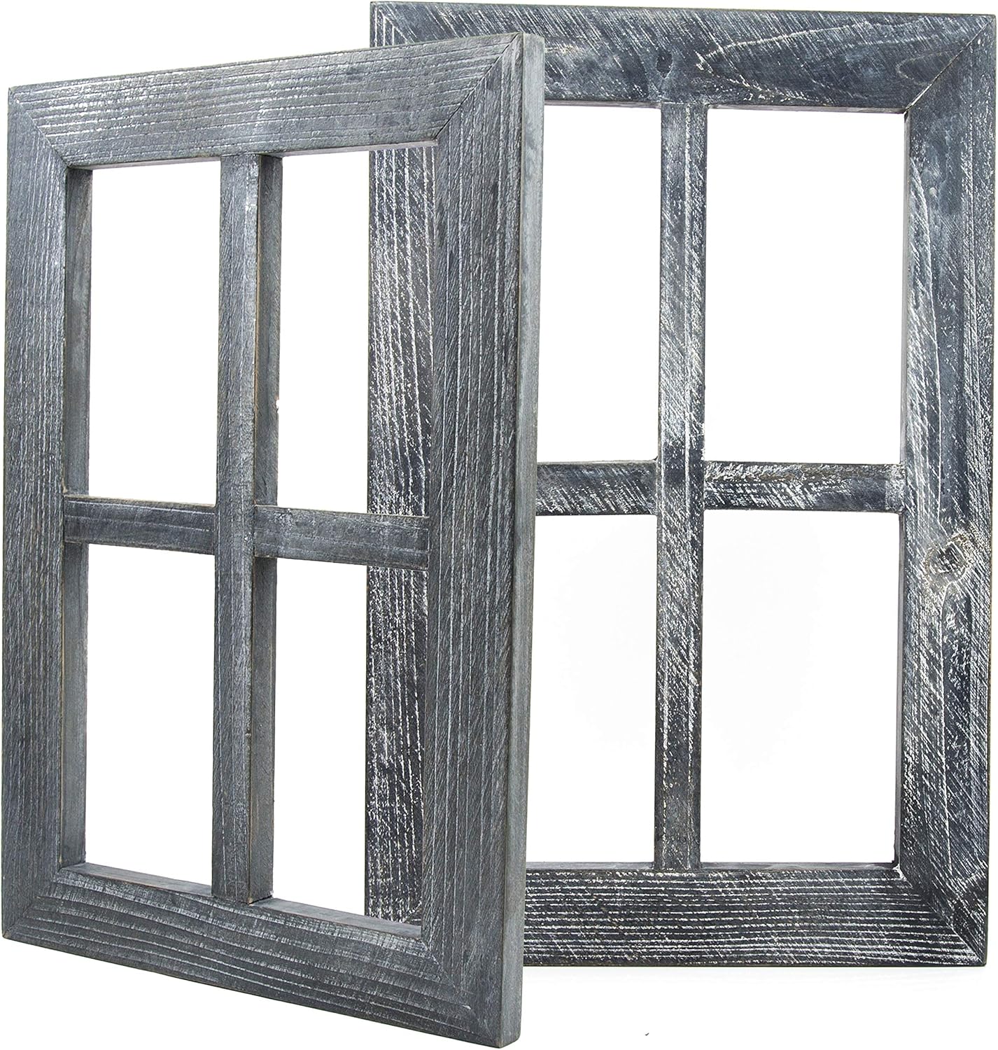 Daisy's House Distressed Window Frame Wall Decor – Set of 2 Rustic ...