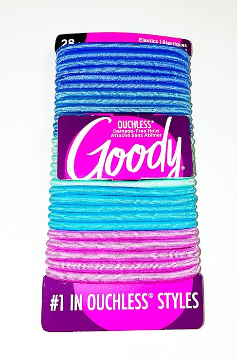 Amazon.com : Goody Ouchless Hair Elastics - 28ct Hair Ties : Beauty ...