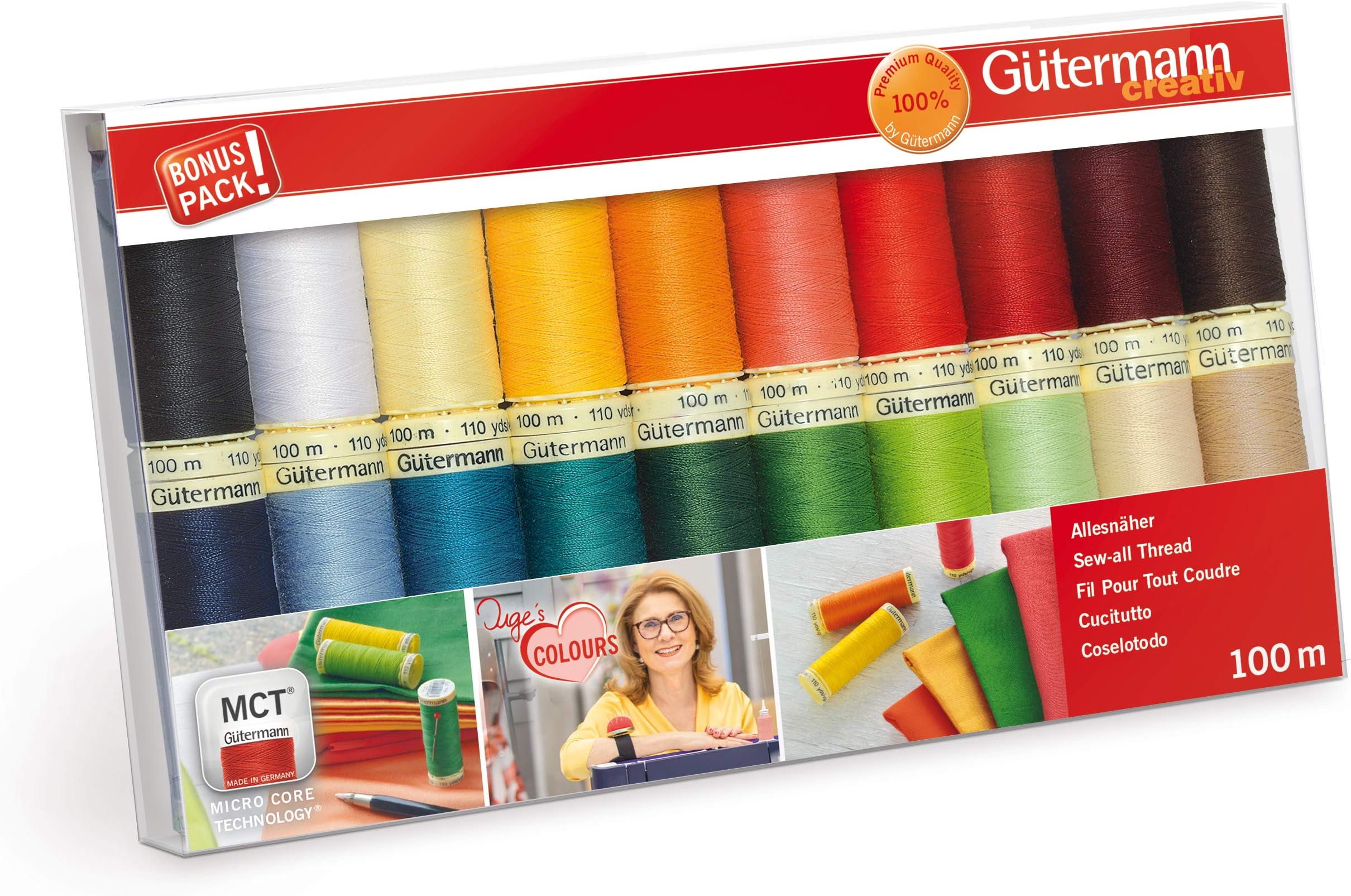 Amazon.com: Gutermann Thread set, 100m, Popular