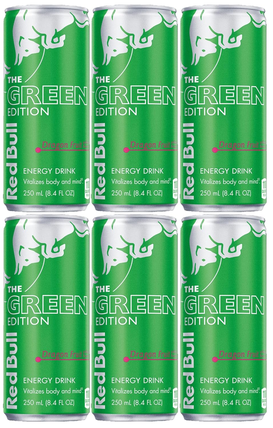Amazon.com: Red Bull Energy Drinks, 8.4oz Cans, Pack of 6 (Dragonfruit)