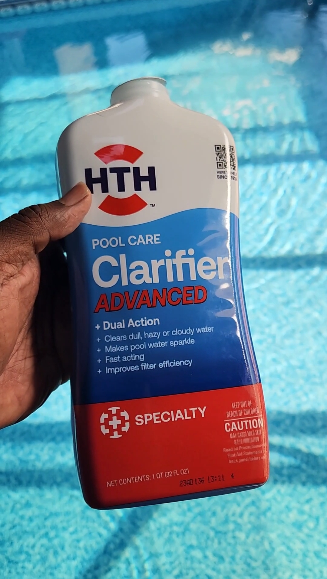 Watch HTH Swimming Pool Clarifier Advanced Crystal Clear Water on ...