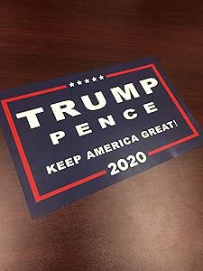 Amazon.com: TRUMP PENCE 2020 KEEP AMERICA GREAT 11X17 Window Poster ...