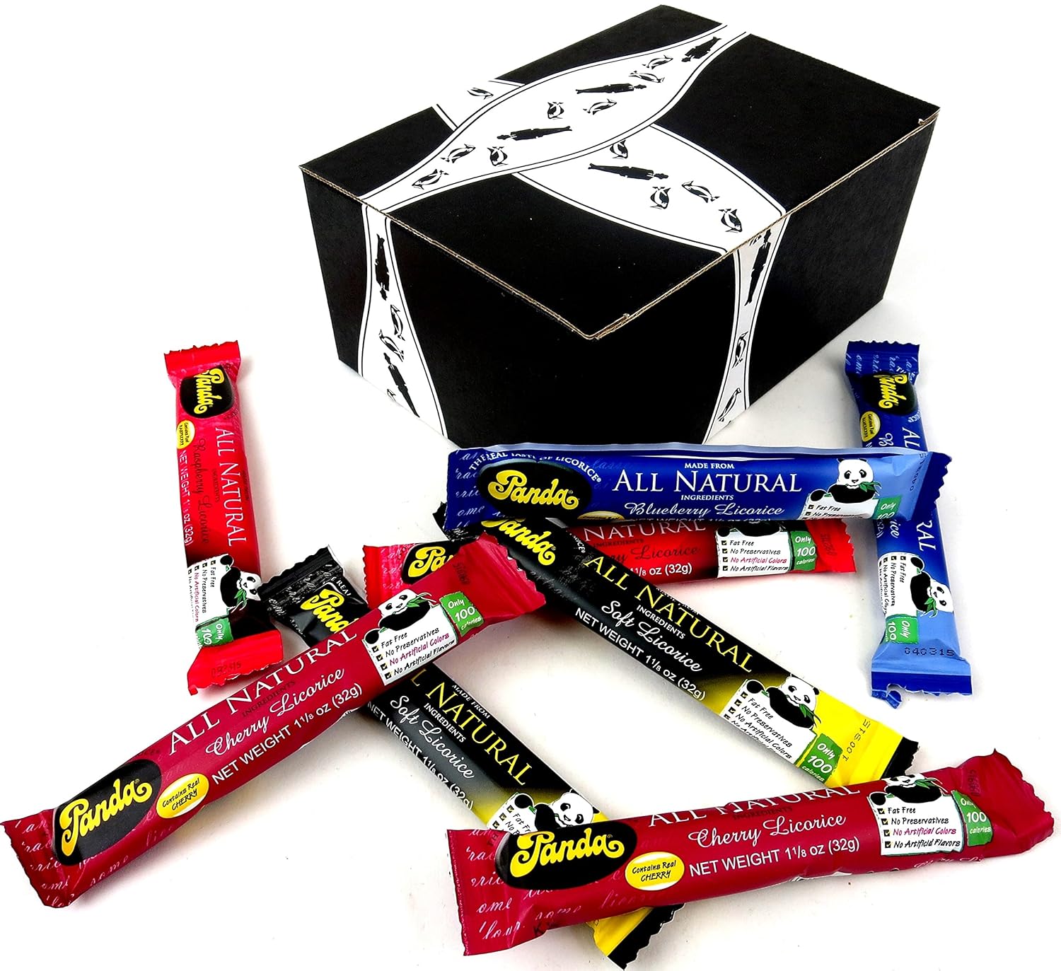 Amazon.com : Panda All Natural Licorice 4-Flavor Variety: Two 1.125 oz ...