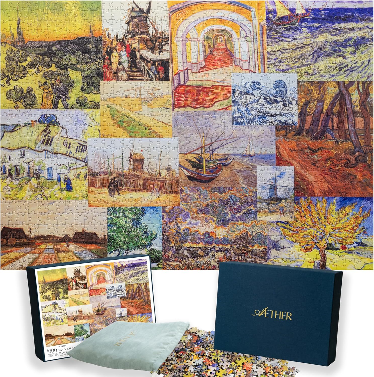 Amazon.com: Aether Puzzles - Van Gogh: A Journey Through Landscape and ...