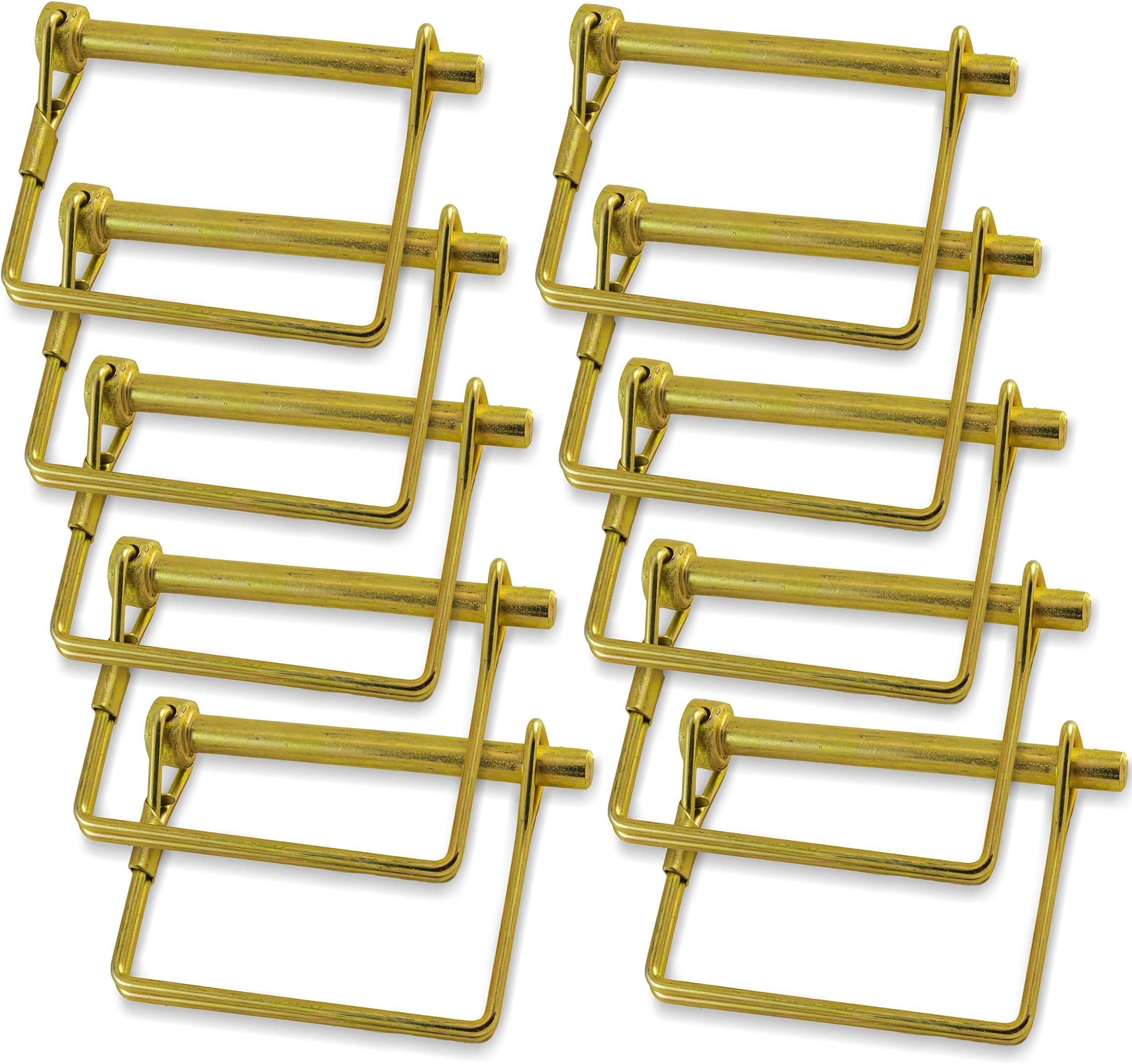 Amazon.com: PTO Square Shaft Locking Pin 1/4" x 2-1/4" (Pack of 10 ...