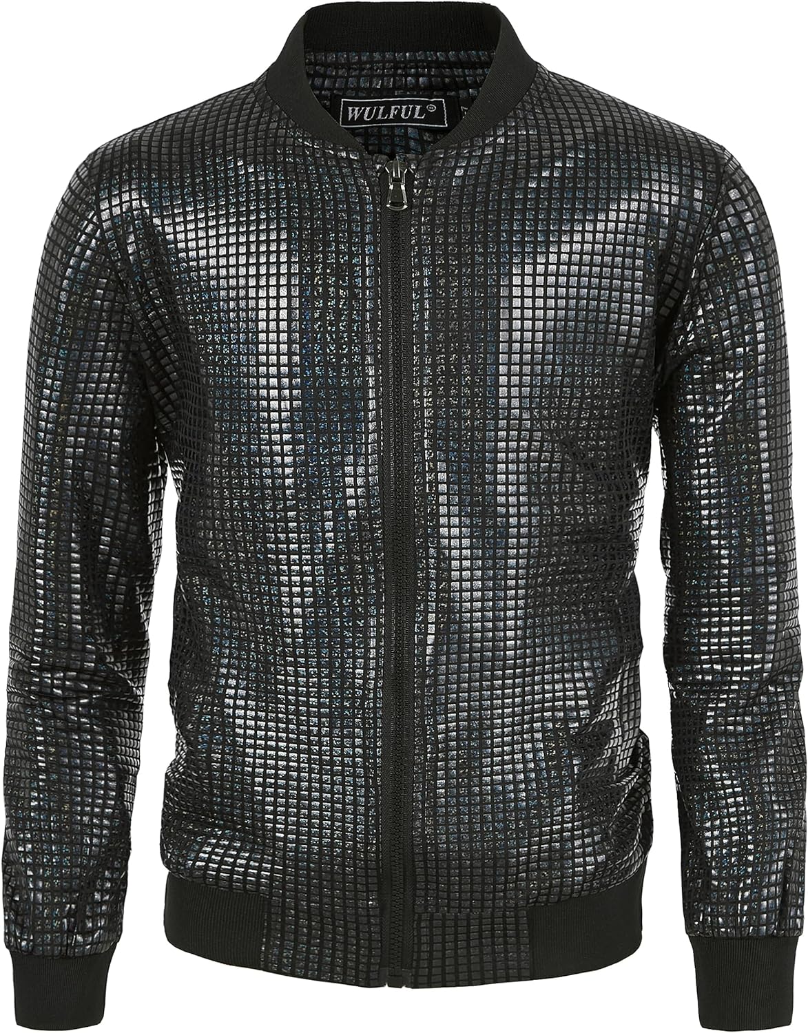 Amazon.com: WULFUL Kids Boys Varsity Bomber Jacket 70s Disco Costume ...