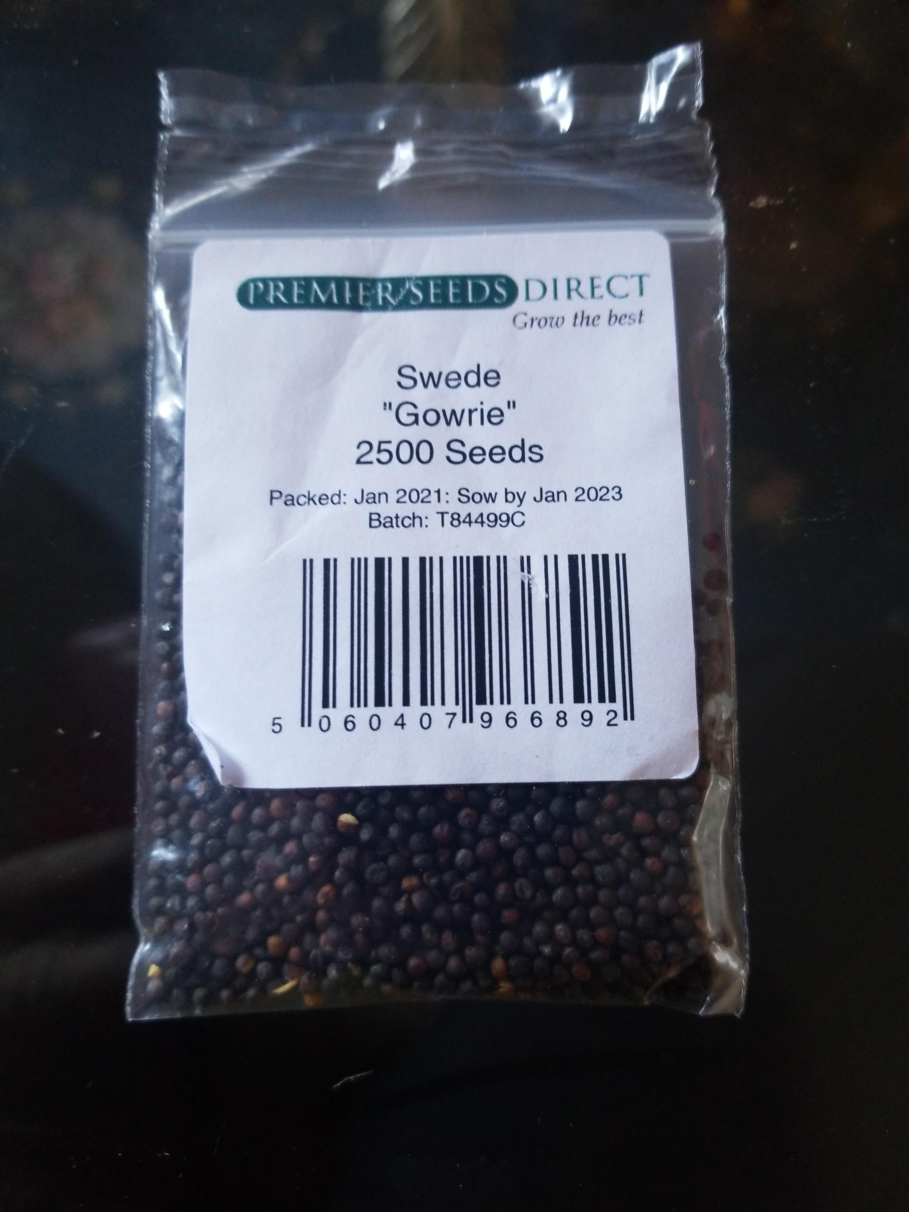 PREMIER SEEDS DIRECT Swede - GOWRIE - 2500 Finest Seeds : Amazon.co.uk ...