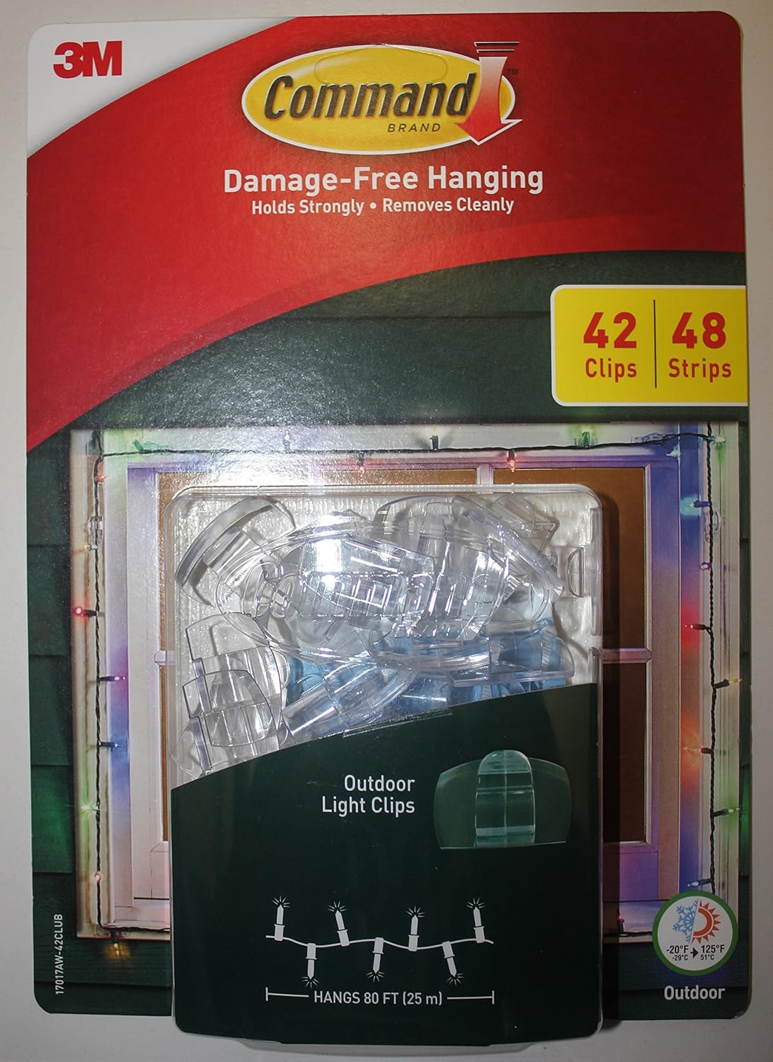 Command Outdoor Light Clips 42 Pack : Amazon.co.uk: DIY & Tools