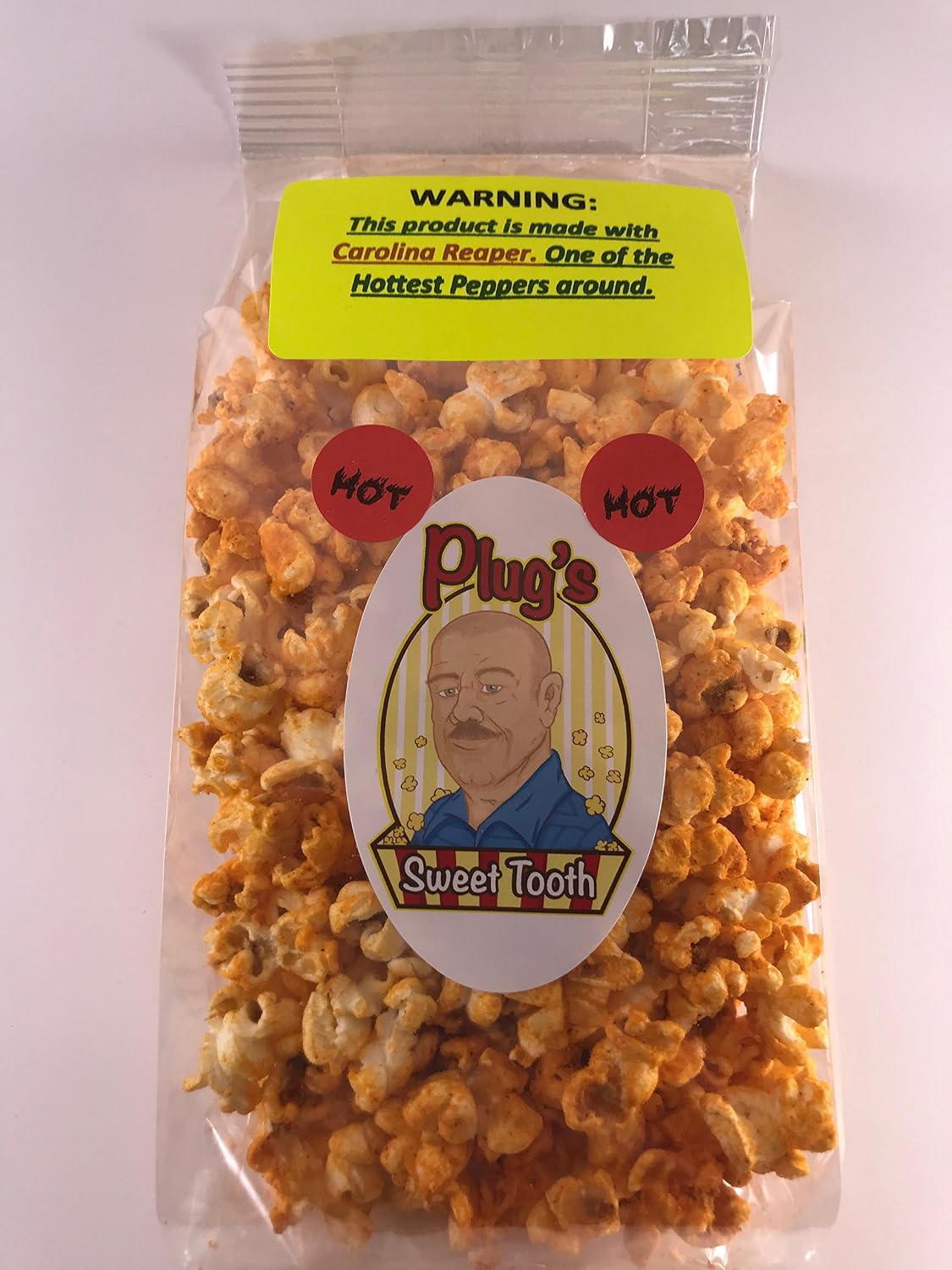 Amazon.com : Plug's Sweet Tooth Gourmet Popcorn Heaven On Fire Cheddar ...