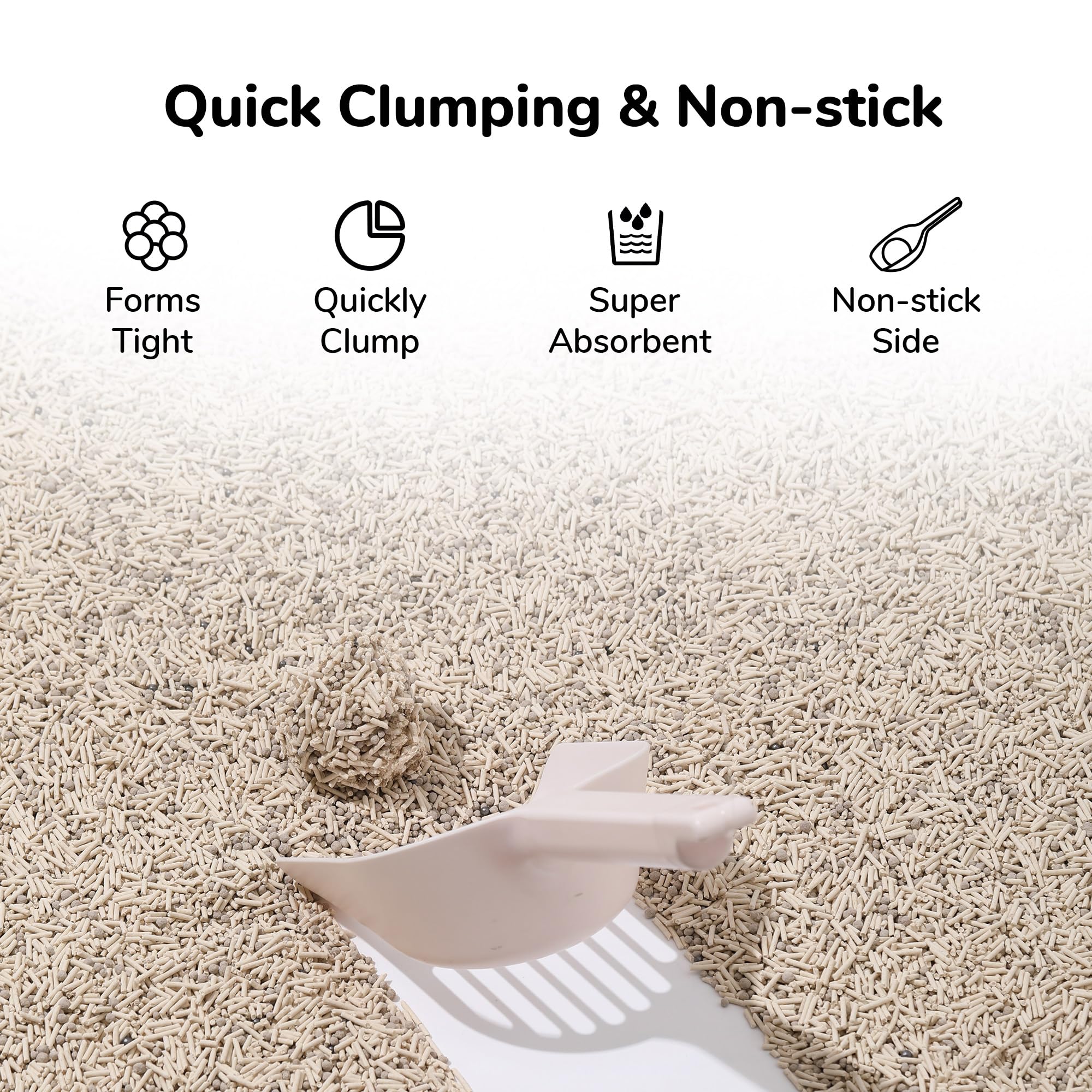 Snapklik.com : Tofu Cat Litter, Strong Clumping Cat Litter Pellets ...