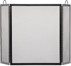 Amazon.com: Uniflame 54” Medium Sized 3 Fold Panel Screen with Handles ...