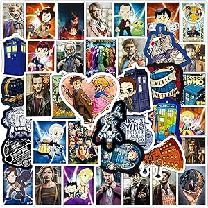50Pcs Doctor Who Stickers, Tv Show Decals for Laptops Water Bottles ...