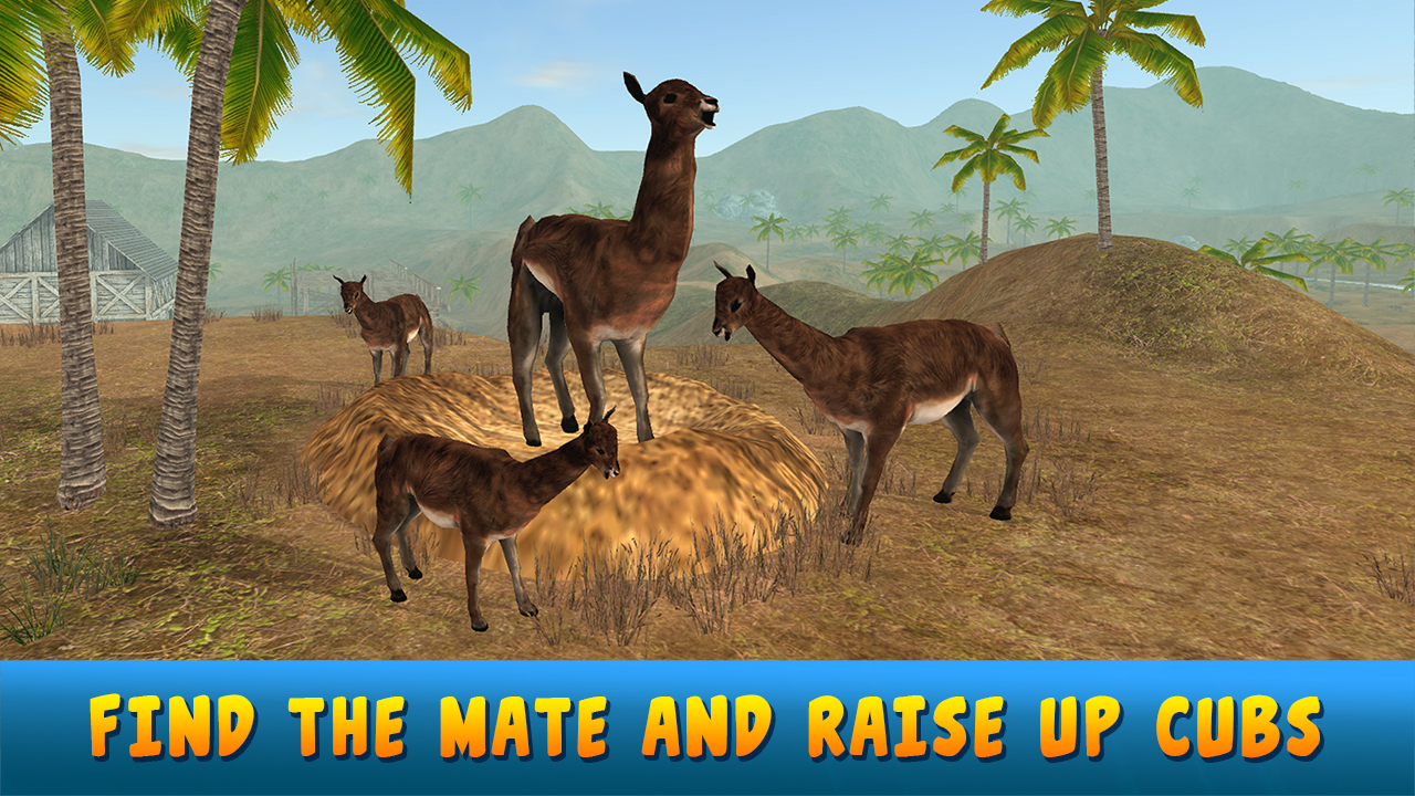 Alpaca World Simulator 3D: Ultimate Animal Game | Wild Life of Llama ...