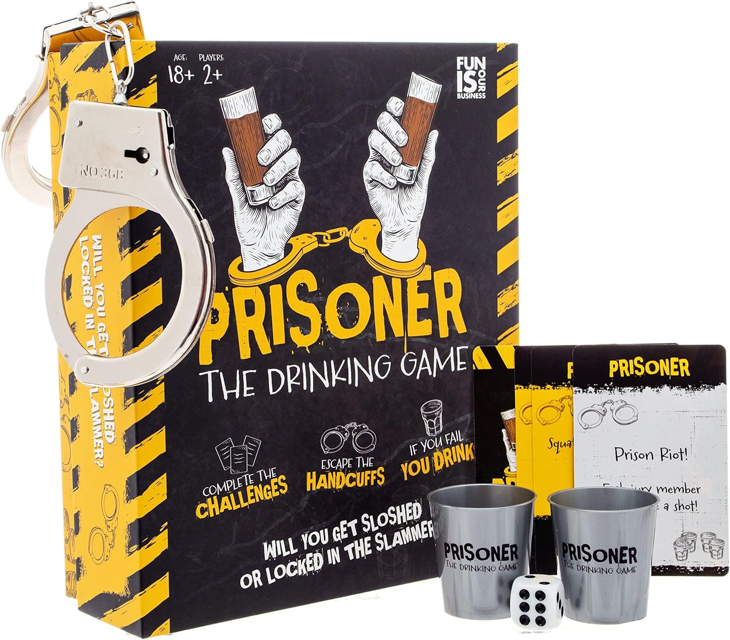 Amazon.com: Boxer Gifts Prisoner Card Game - The Ridiculous Drinking ...