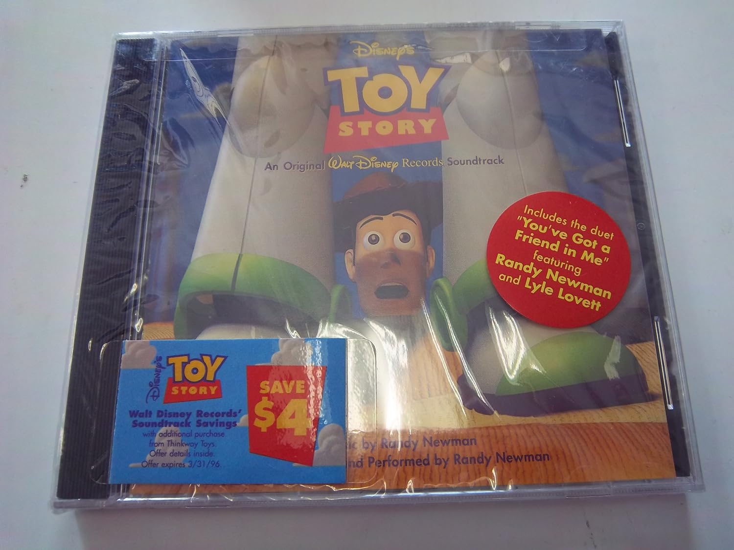 Toy Story: An Original Walt Disney Records Soundtrack [Audio CD] Randy ...