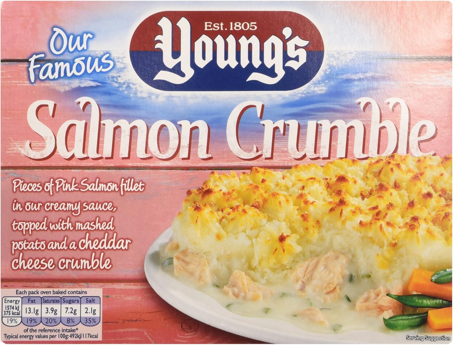 Young's Salmon Crumble, 340g (Frozen) : Amazon.co.uk: Grocery