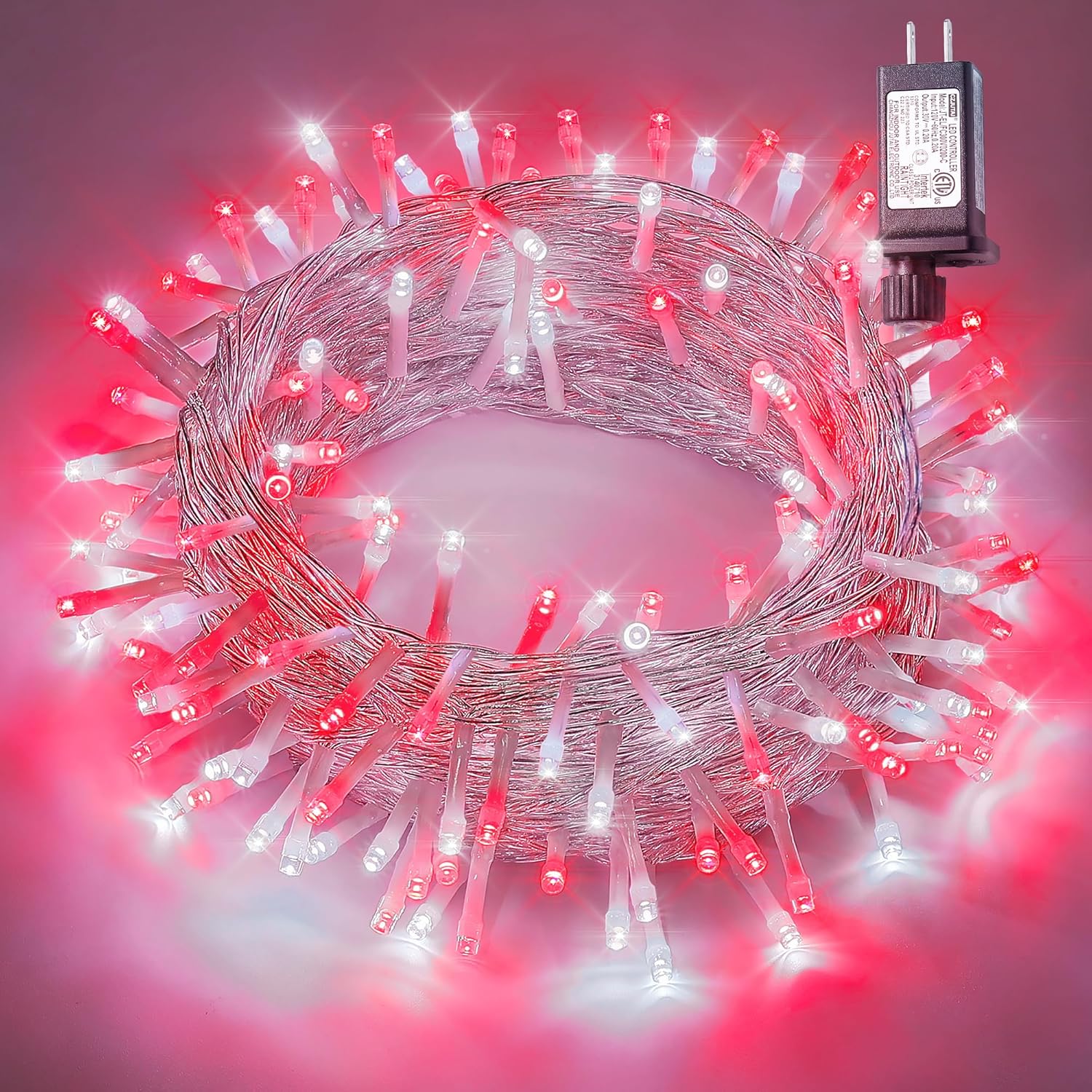 Amazon.com: oopswow 33ft 100 LED String Lights,Waterproof Twinkle Fairy ...