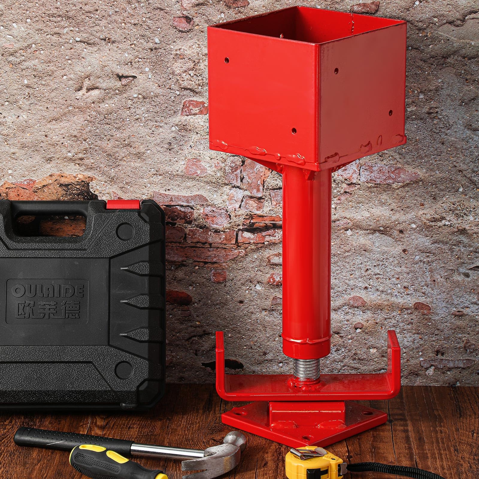 Snapklik.com : 6x6 Adjustable Screw Jack Post, 15.8" - 21.8" Height ...