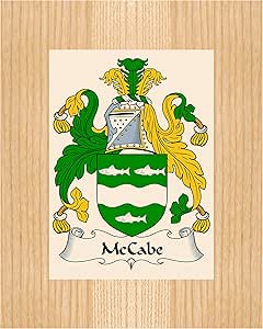 Amazon.com: Carpe Diem Designs McCabe Coat of Arms/McCabe Family Crest ...
