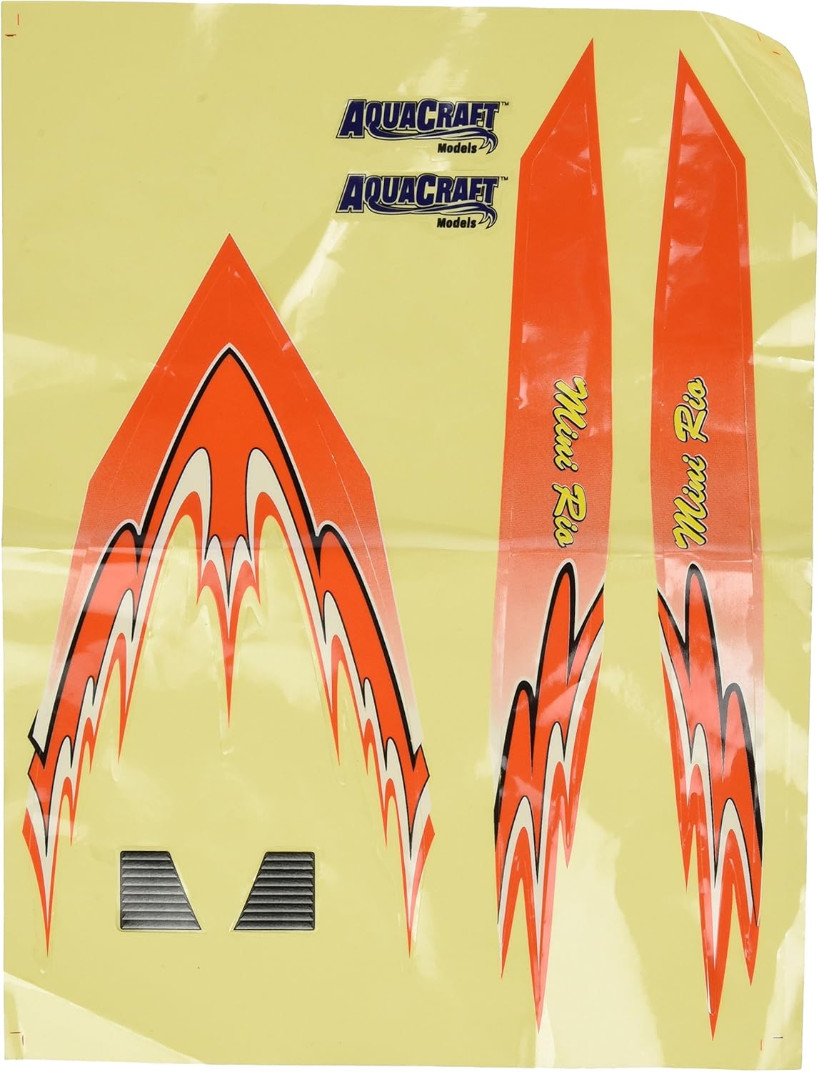 Amazon.com: Aquacraft Decal Sheet Orange Mini Rio : Toys & Games