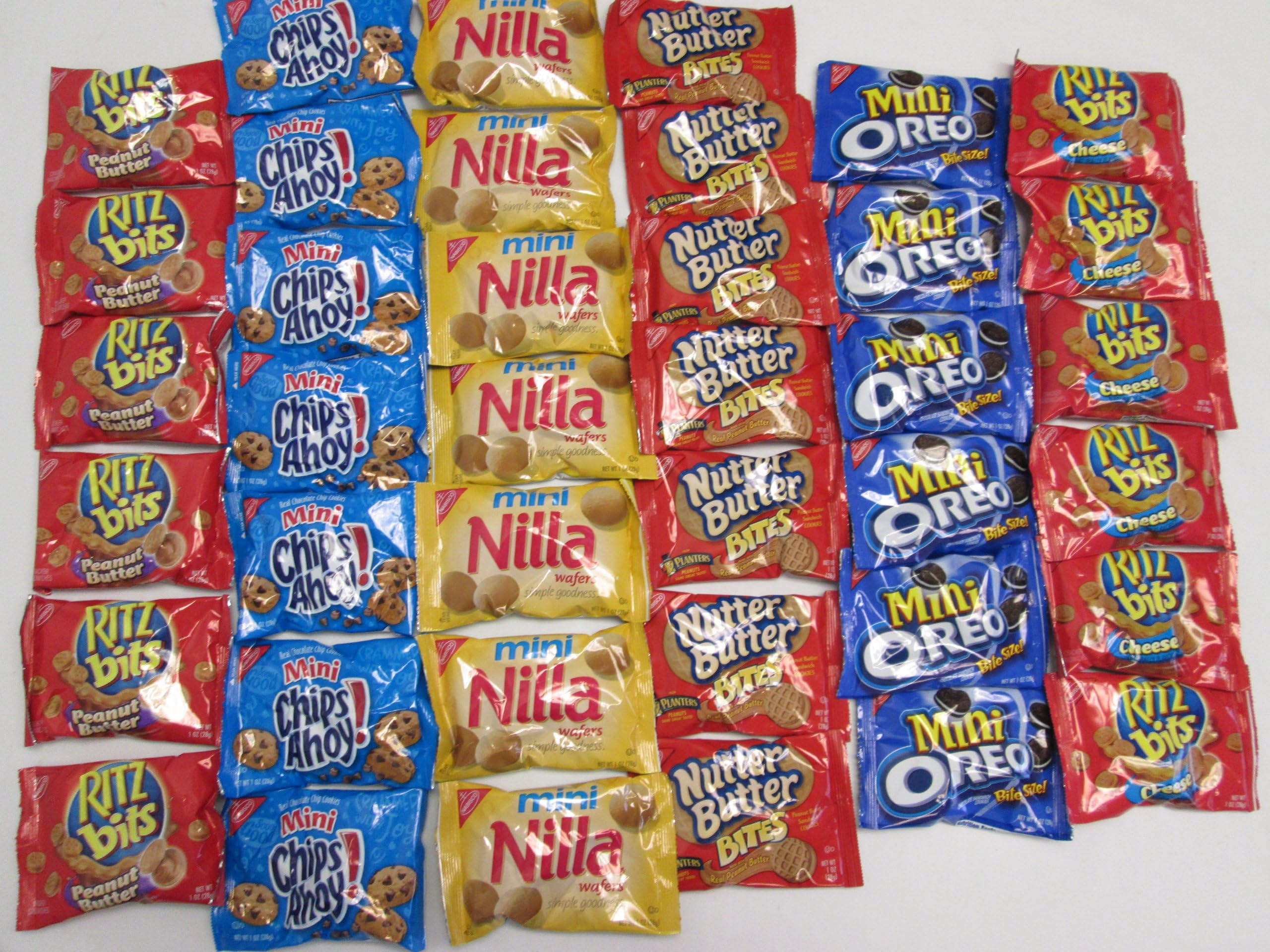 Amazon.com: Nabisco Variety 40 Pack - Chips Ahoy!, Mini Oreo , Ritz ...