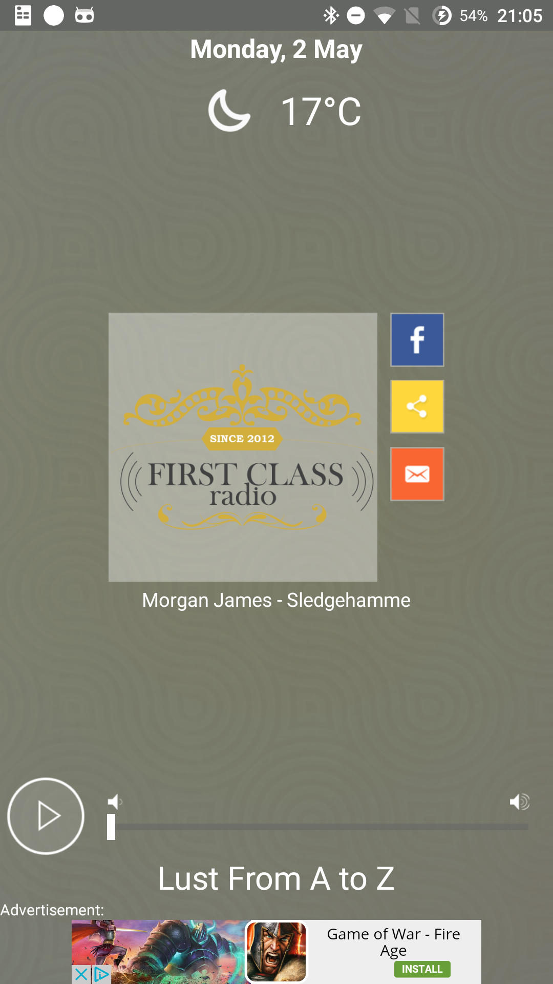 First Class Radio - App on Amazon Appstore