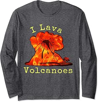 Amazon.com: I Lava Volcanoes T-Shirt, Volcano Lover Geology Shirt : Clothing, Shoes & Jewelry