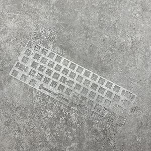 Amazon.com: Positioning Board Plate, PC/FR4/POM/Carbon Fiber/Brass PCB-Mount Plate for 60% ...