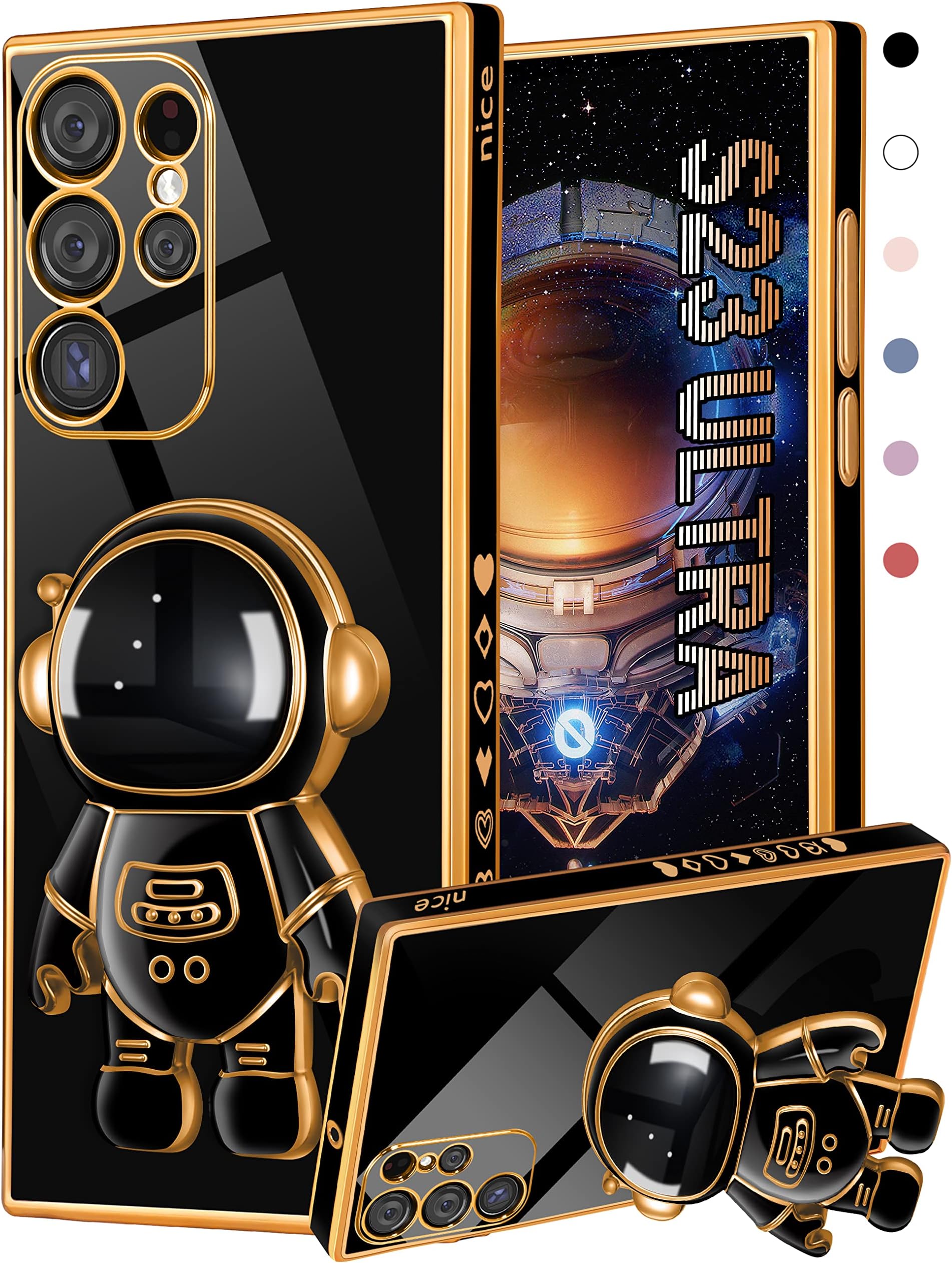 Amazon.com: Coralogo for Samsung Galaxy S23 Ultra Case Astronaut Cute ...