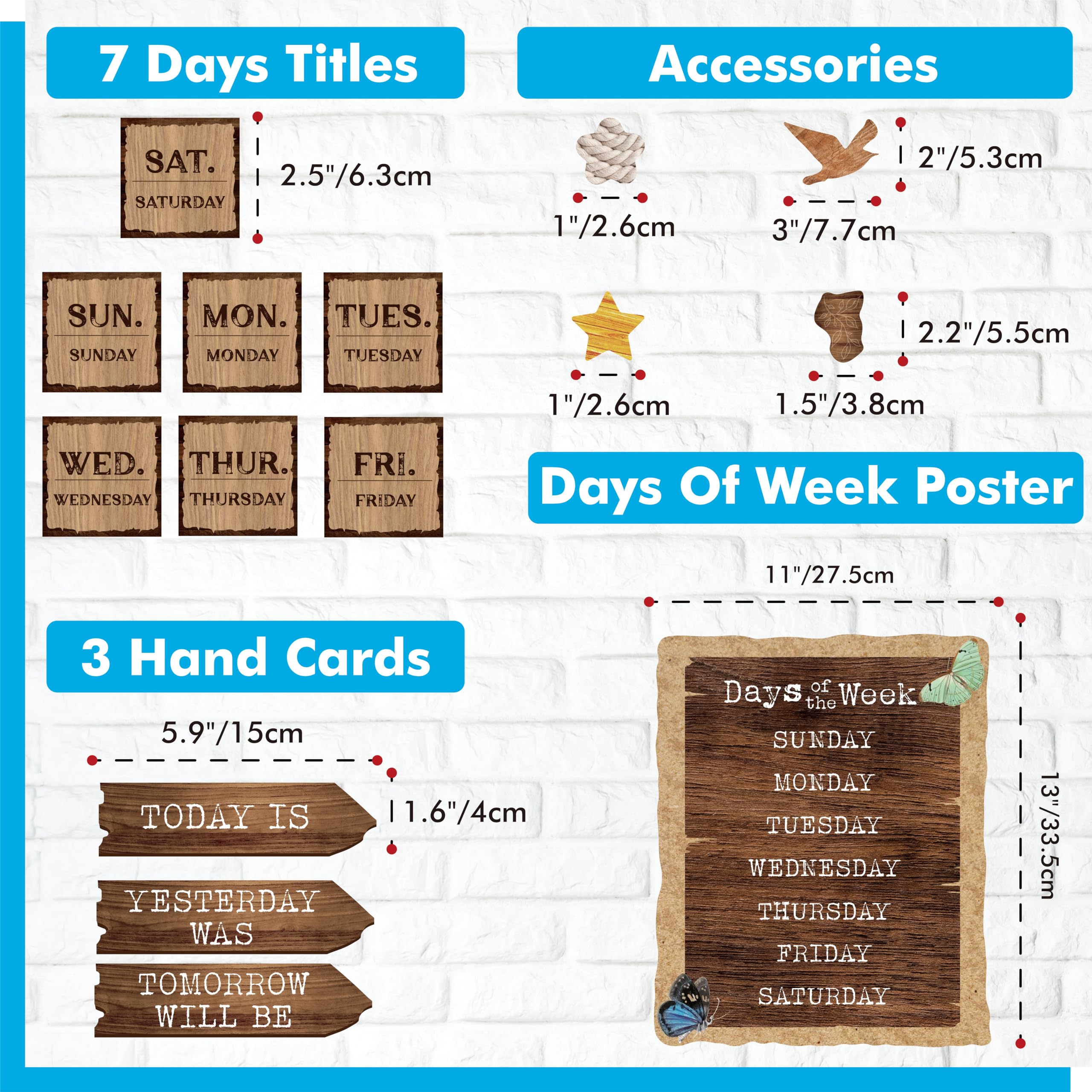 Snapklik.com : 126PCS Calendar Bulletin Board Cutouts, Season/Weather ...