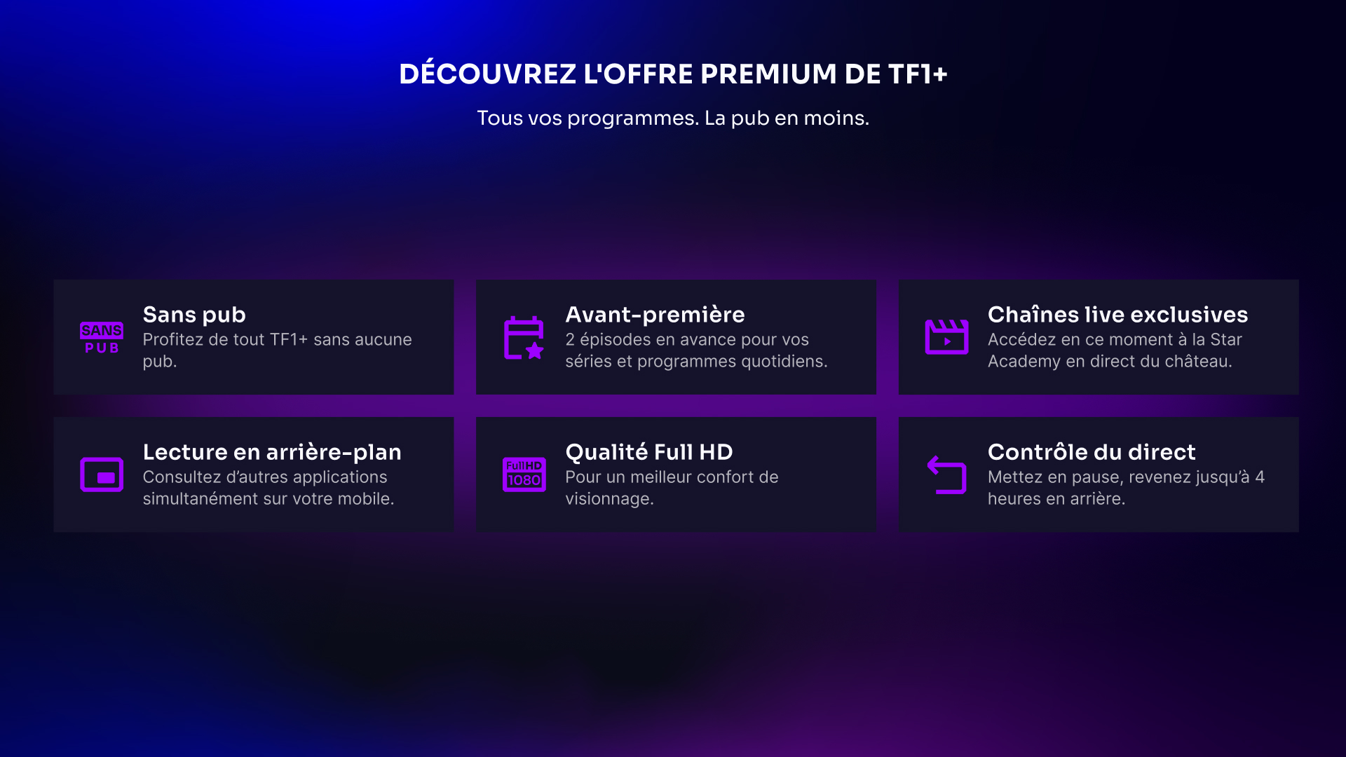 TF1+ : Streaming, TV en Direct - Application sur Amazon Appstore