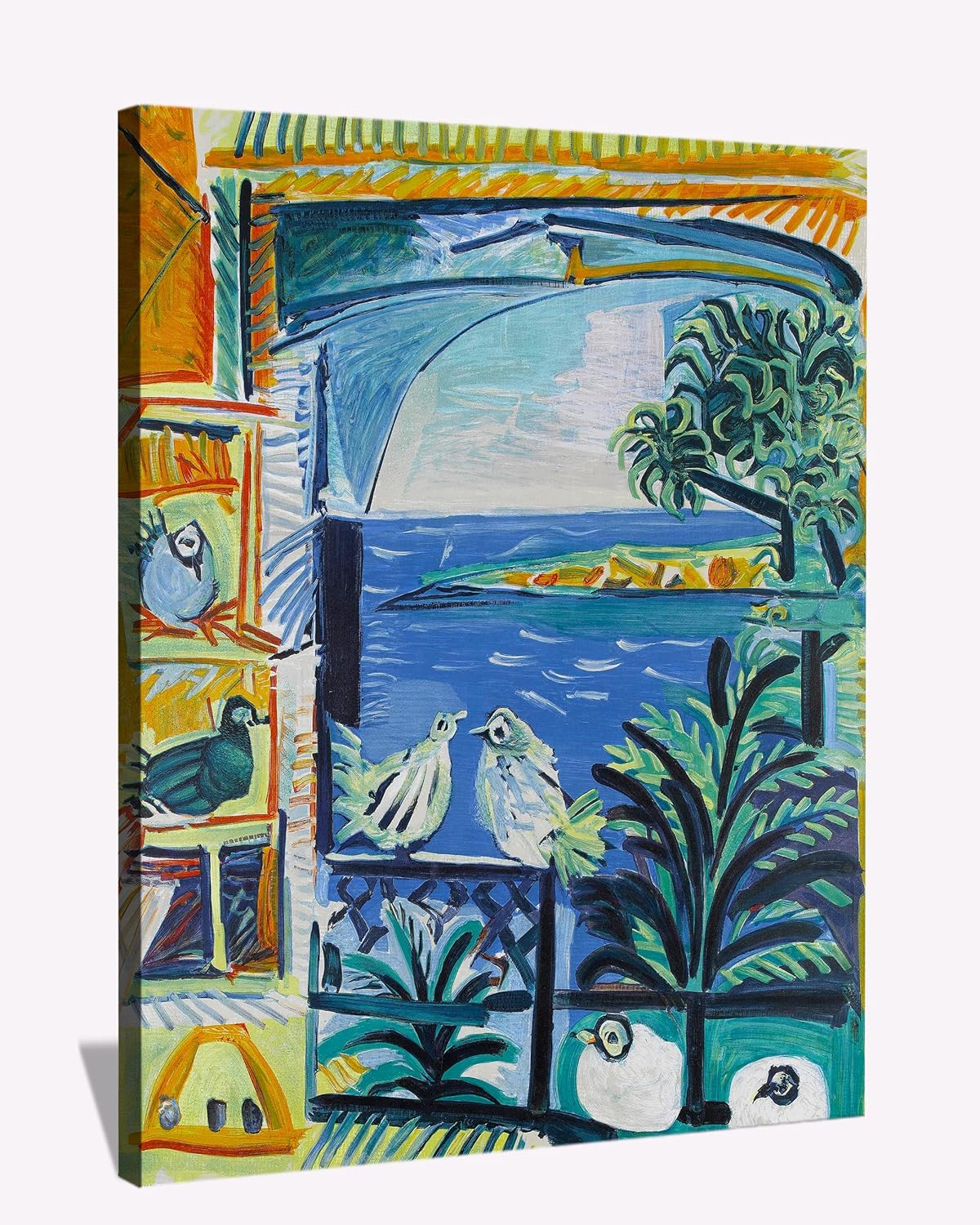 Amazon.com: BOHU ARTS Picasso Canvas Art Cote D Azur by Pablo Picasso ...