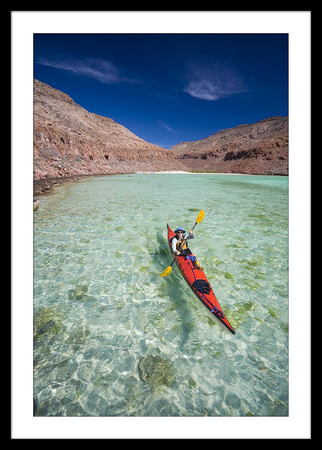 Buy WallsnArt, Landscape Modern Framed Art Work Painting With Glass ...