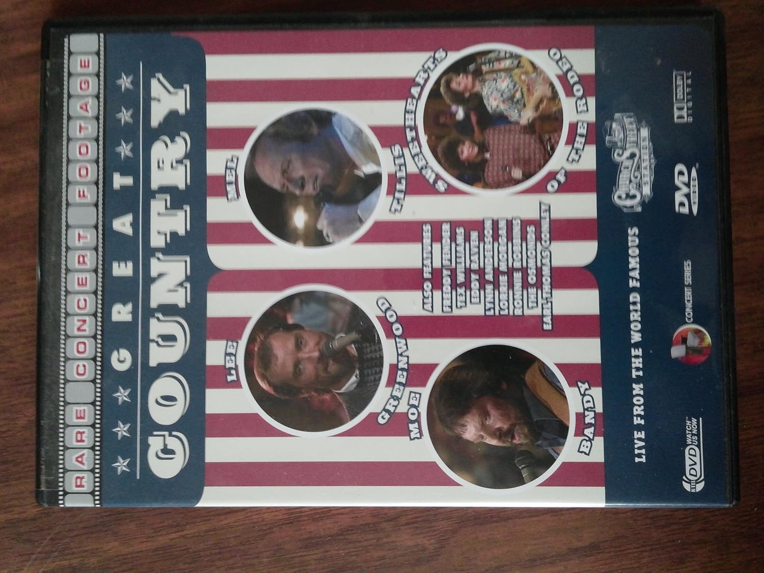 Amazon.com: Great Country [DVD] : Freddy Fender, Lee Greenwood, Mel ...