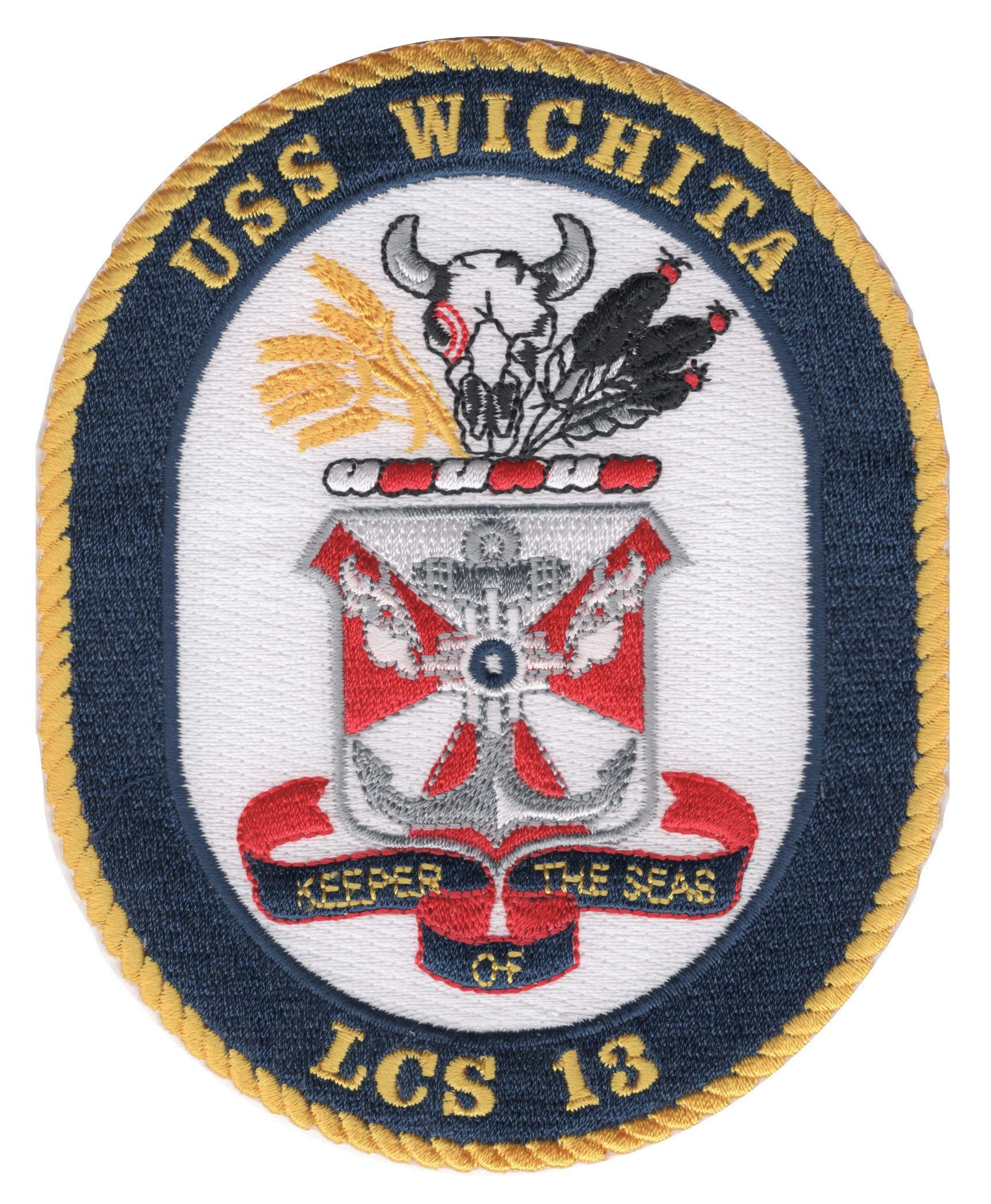 Amazon.com: USS Wichita LCS 13 Littoral Combat Ship Patch : Clothing ...